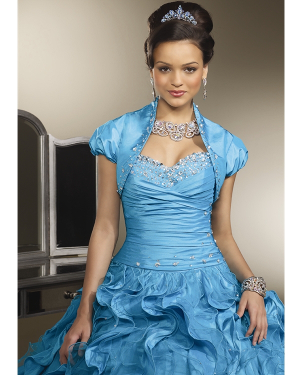 Fuchsia Ball Gown Strapless Sweetheart Full Length Ruffled Quinceanera